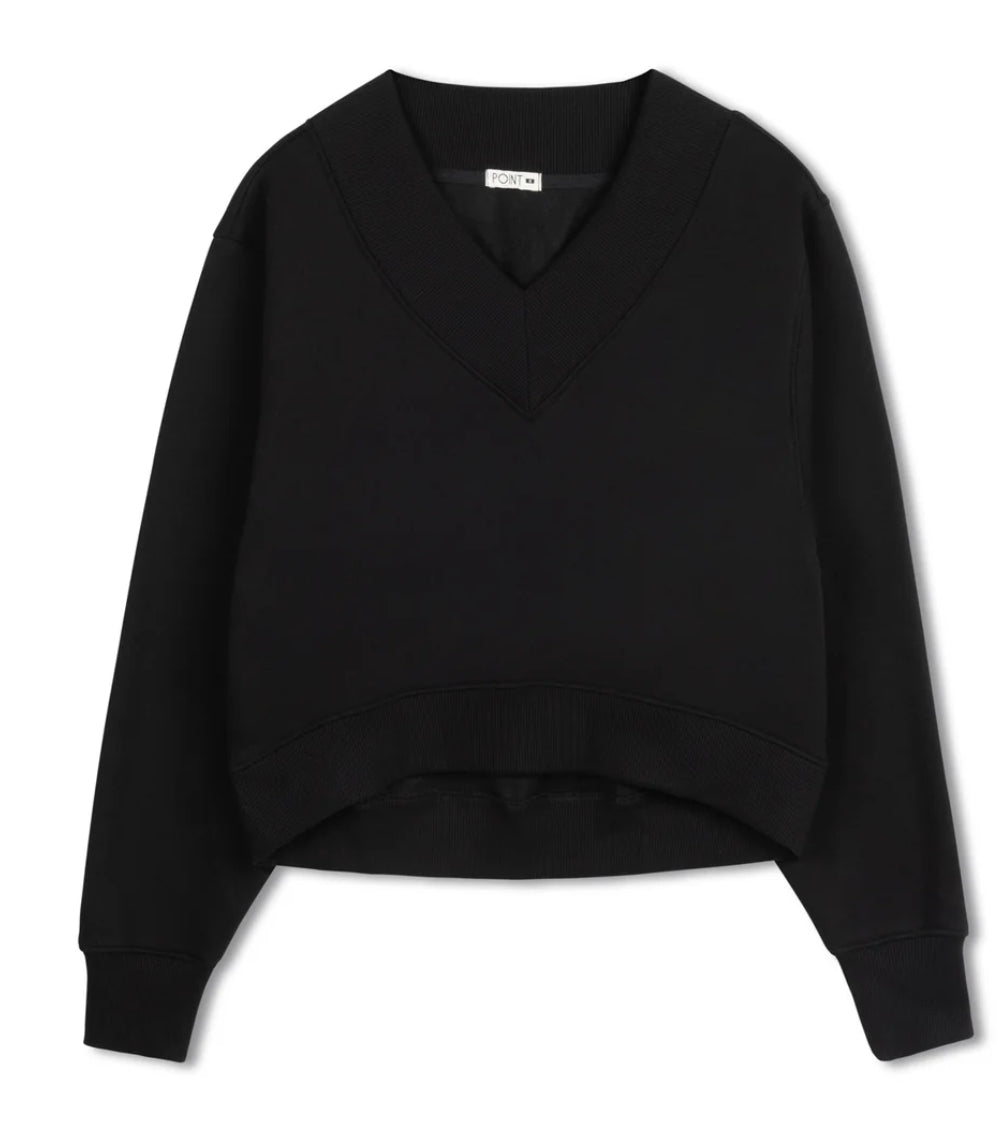 POINT V-NECK SWEATSHIRT – Fallon's